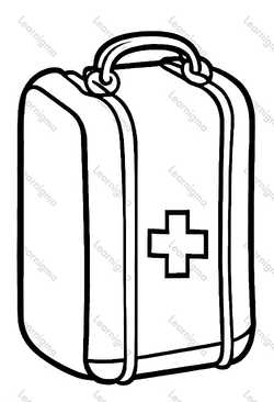 First Aid Kit | Coloring Pages | Learnigma